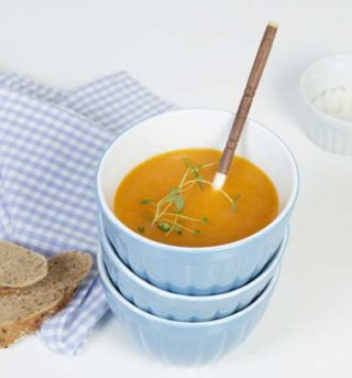Gulrot og ingefærsuppe - god både kald og varm - Oppskrift